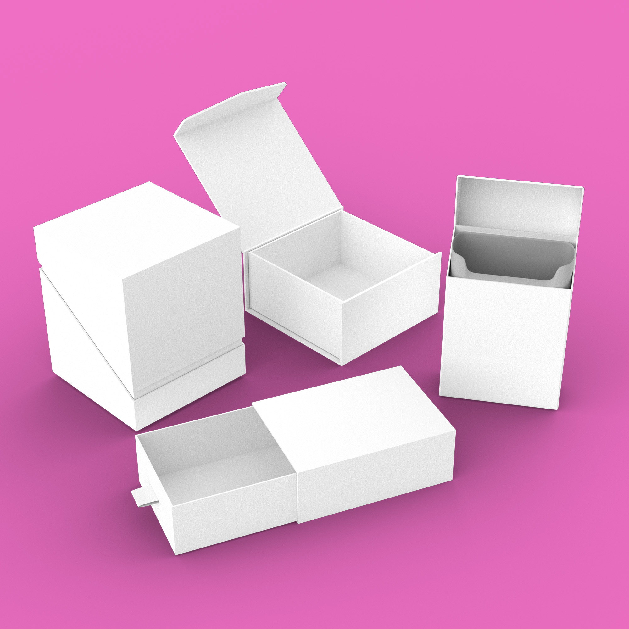 Customizable White Rigid Boxes | Define Your Style