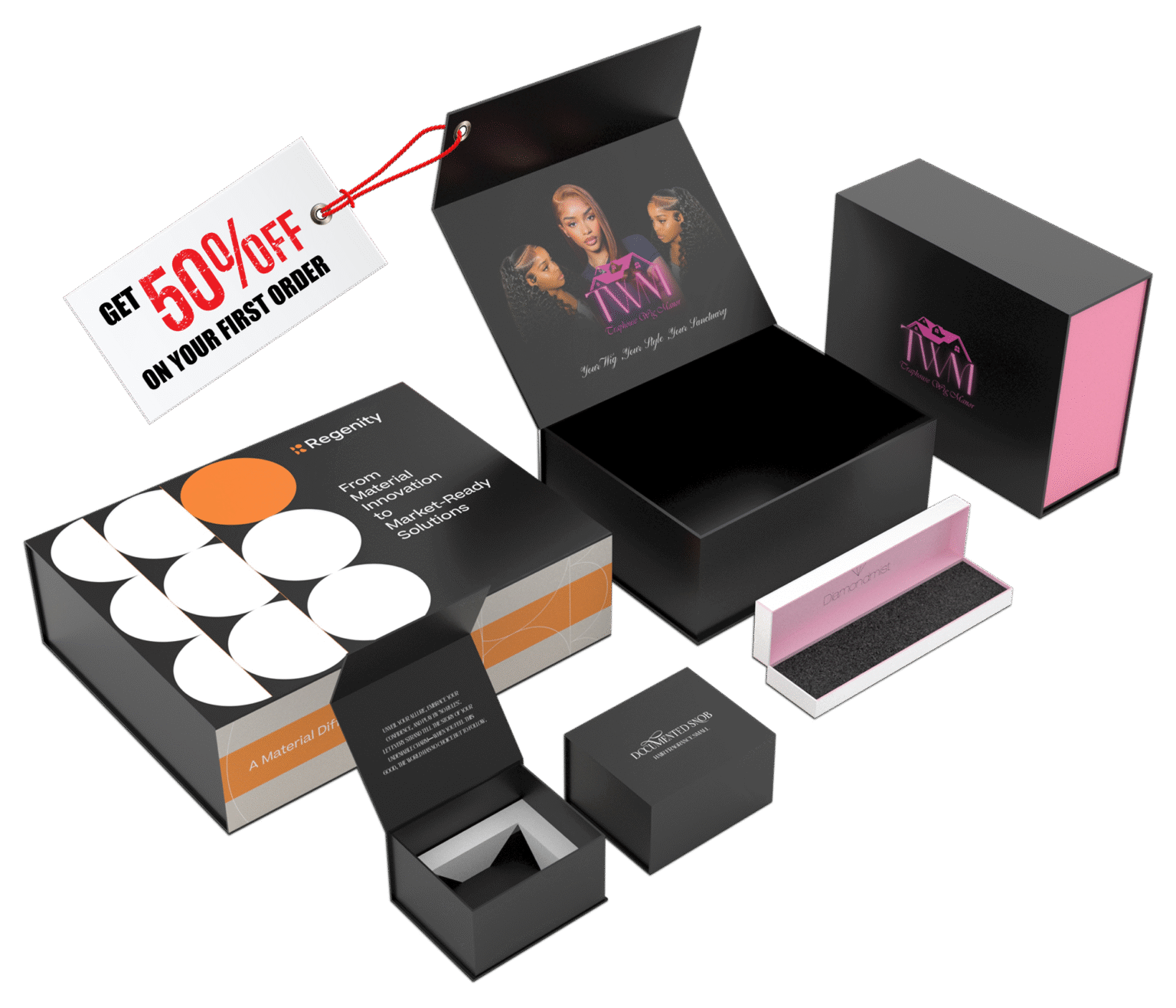 Get Custom Rigid Boxes with No Minimum | CRB