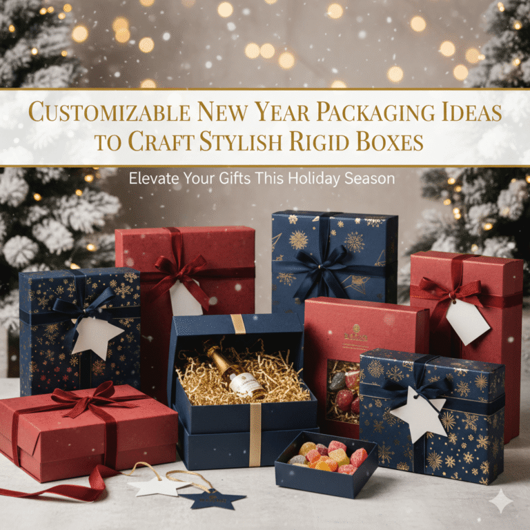 Easy New Year packaging ideas for small brands and shops
